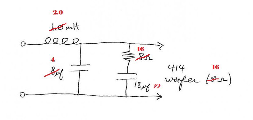 Zobel value changes 8 ohm to 16 ohm woofer?? - Technical/Restorations ...