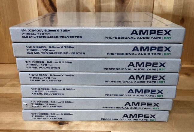 FS: NOS Ampex 7" R to R Tapes - Garage Sale - The Klipsch Audio Community