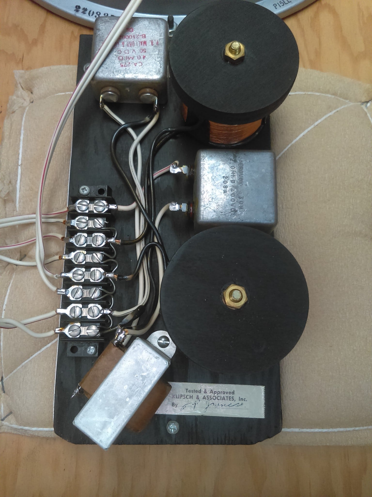 Cornwall II Vertical crossover - Technical/Restorations - The Klipsch ...
