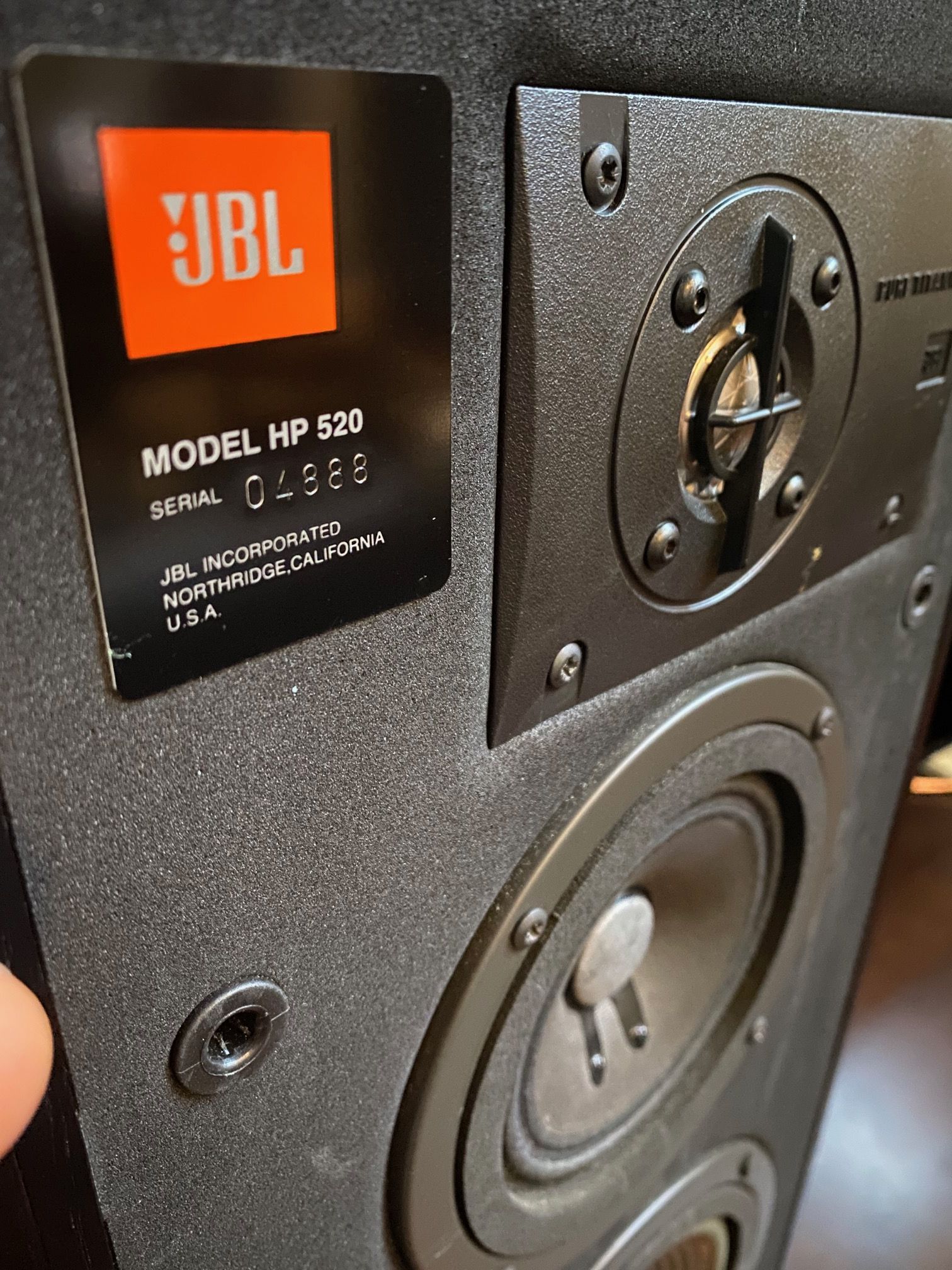 Sold: JBL HP 520 4-way Tower Speakers - Garage Sale - The Klipsch Audio ...