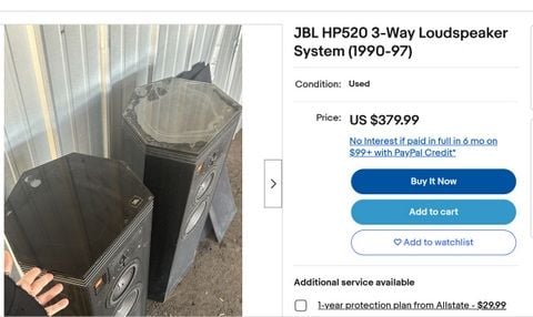 Sold: JBL HP 520 4-way Tower Speakers - Garage Sale - The Klipsch Audio ...