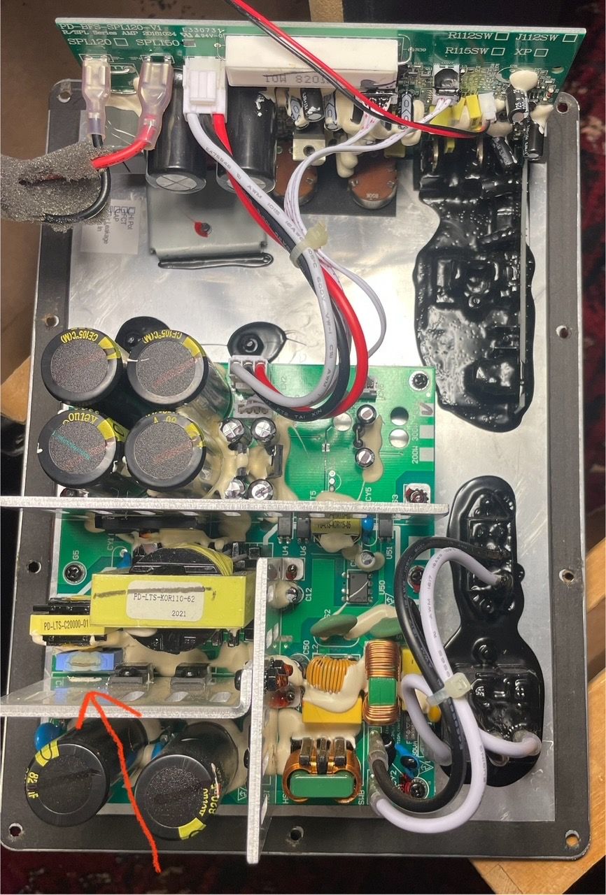 Sub Spl-150 identify capacitor - Subwoofers - The Klipsch Audio Community