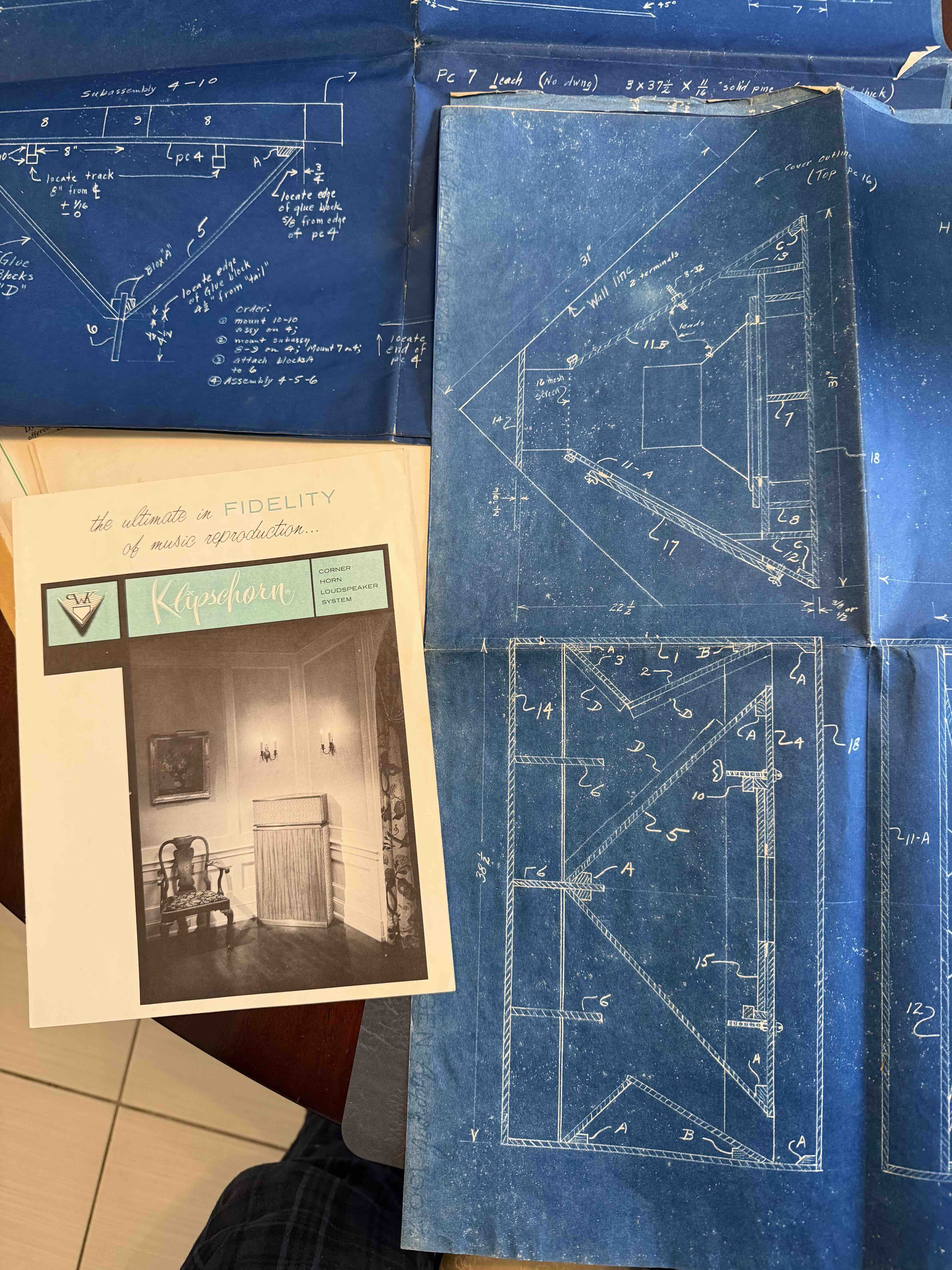 Klipschorn schematics & brochure - Ask the Historian - The Klipsch ...