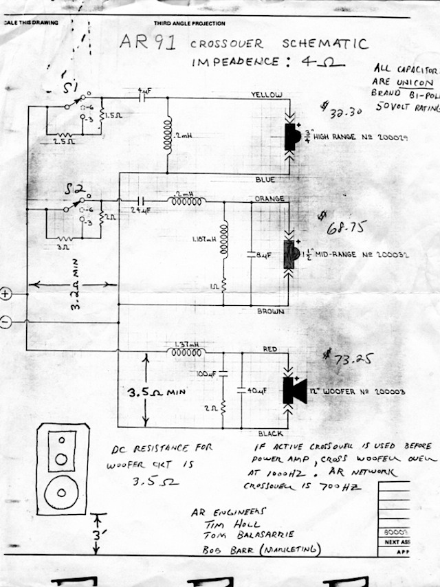 AR915 Crossover Help - Acoustic Research - The Classic Speaker Pages ...