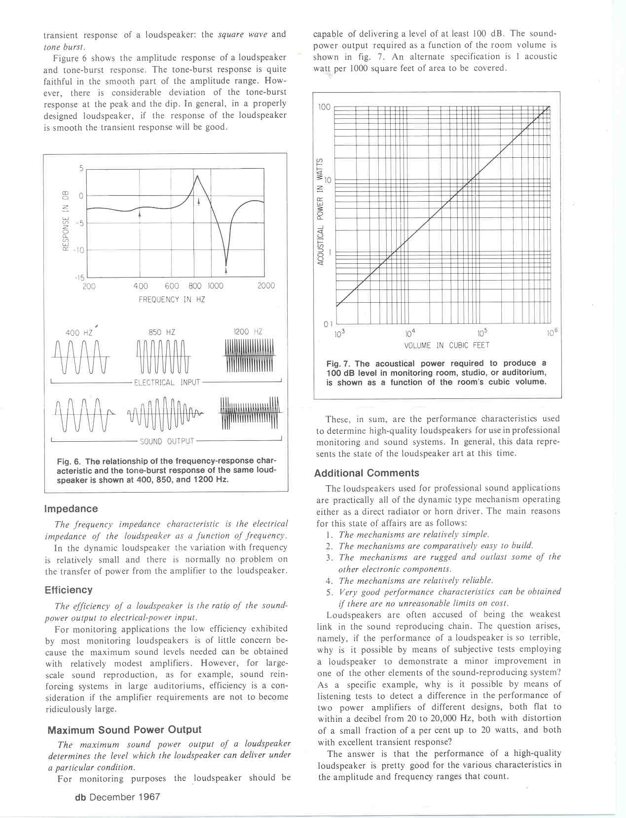 Reprint paper by Harry F Olson - Acoustic Research - The Classic ...
