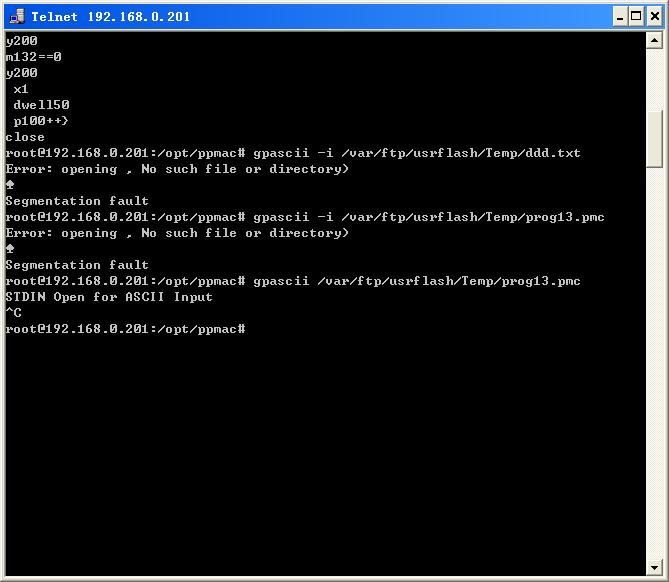 Download program using telnet - Power PMAC - OMRON Forums