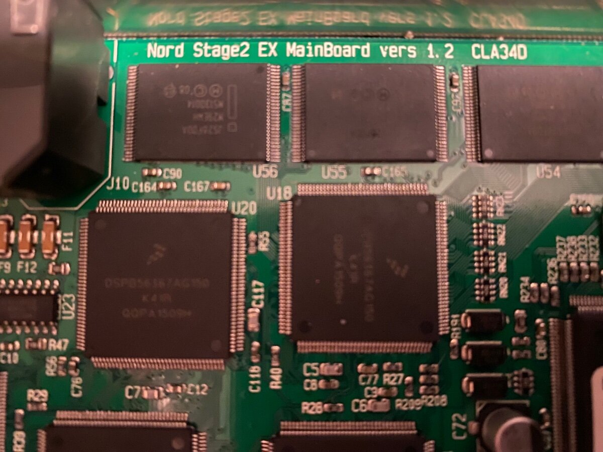 Looking for Nord Stage 2EX compact motherboard and lower key contact pc ...