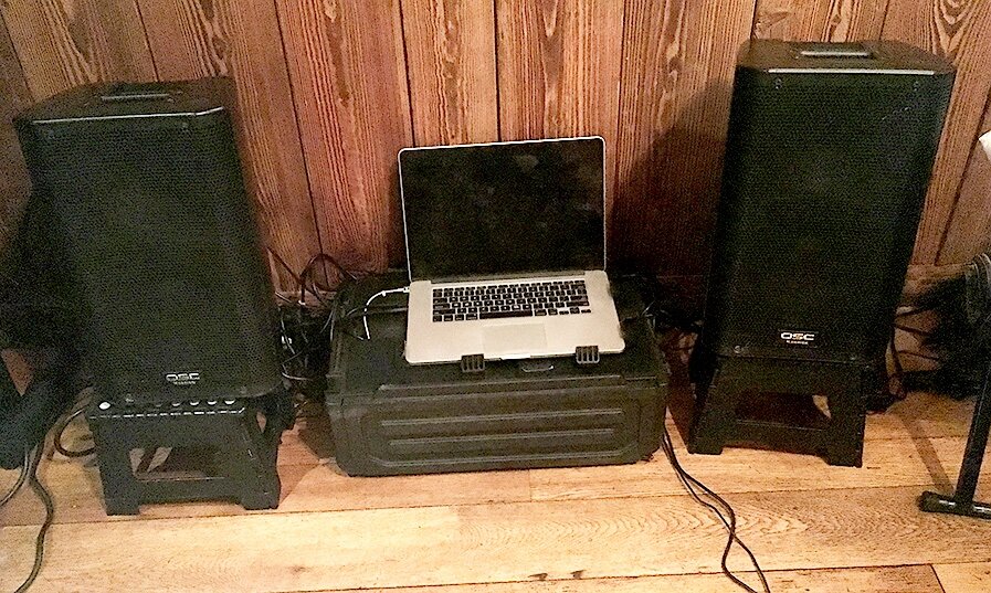 Positioning speakers on small gigs - The Keyboard Corner - Music Player ...