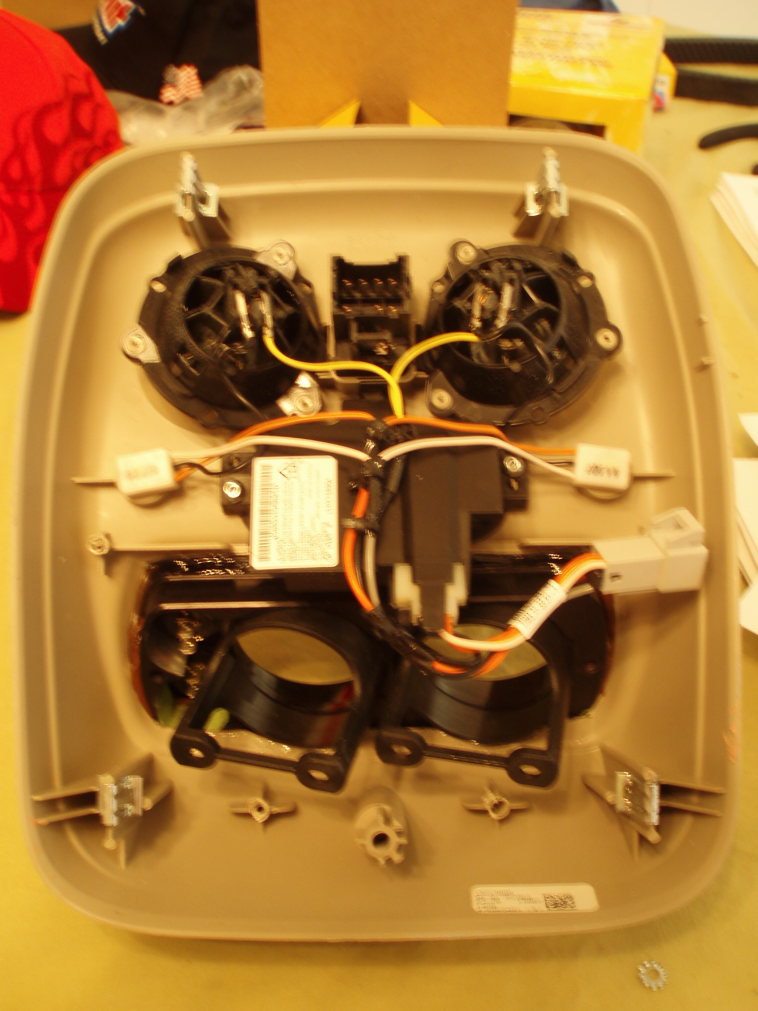 Custom overhead console project - Video & Photography - SilveradoSS.com
