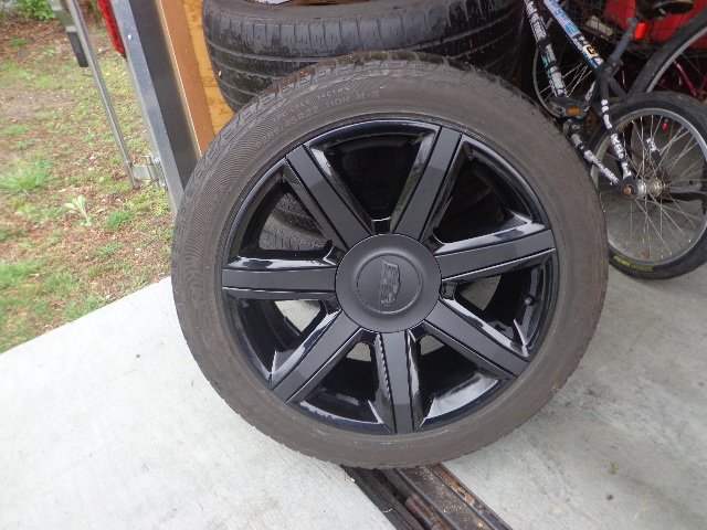 black 22 inch escalade rims with tires - For Sale/ Wanted - SilveradoSS.com