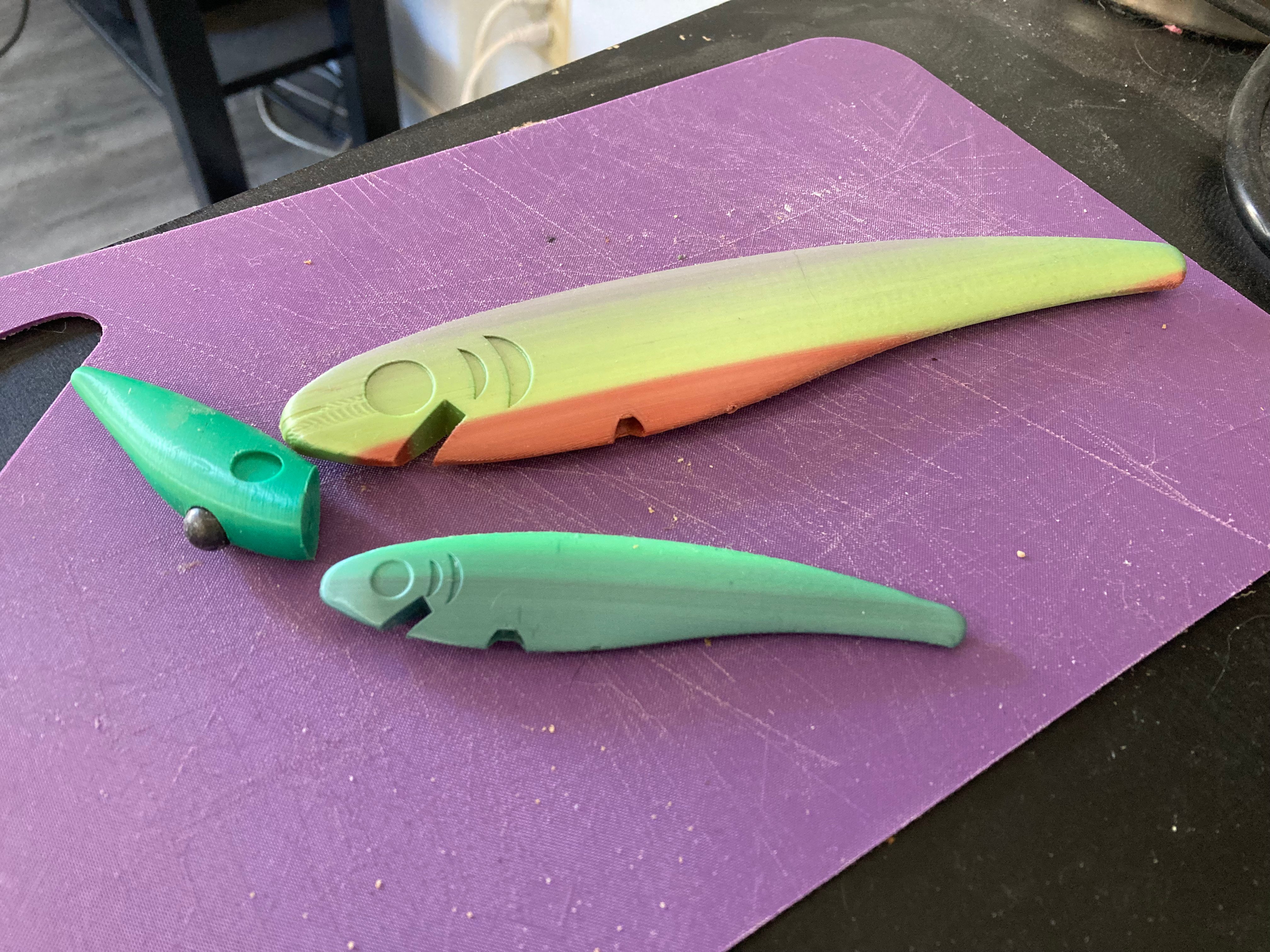 Finally got some 3d printed proto types - Hard Baits - Tackle Underground