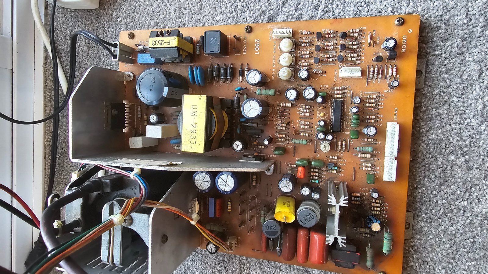 Help requested - Kortek (Orion?) KT-2901 chassis / Samsung tube ...