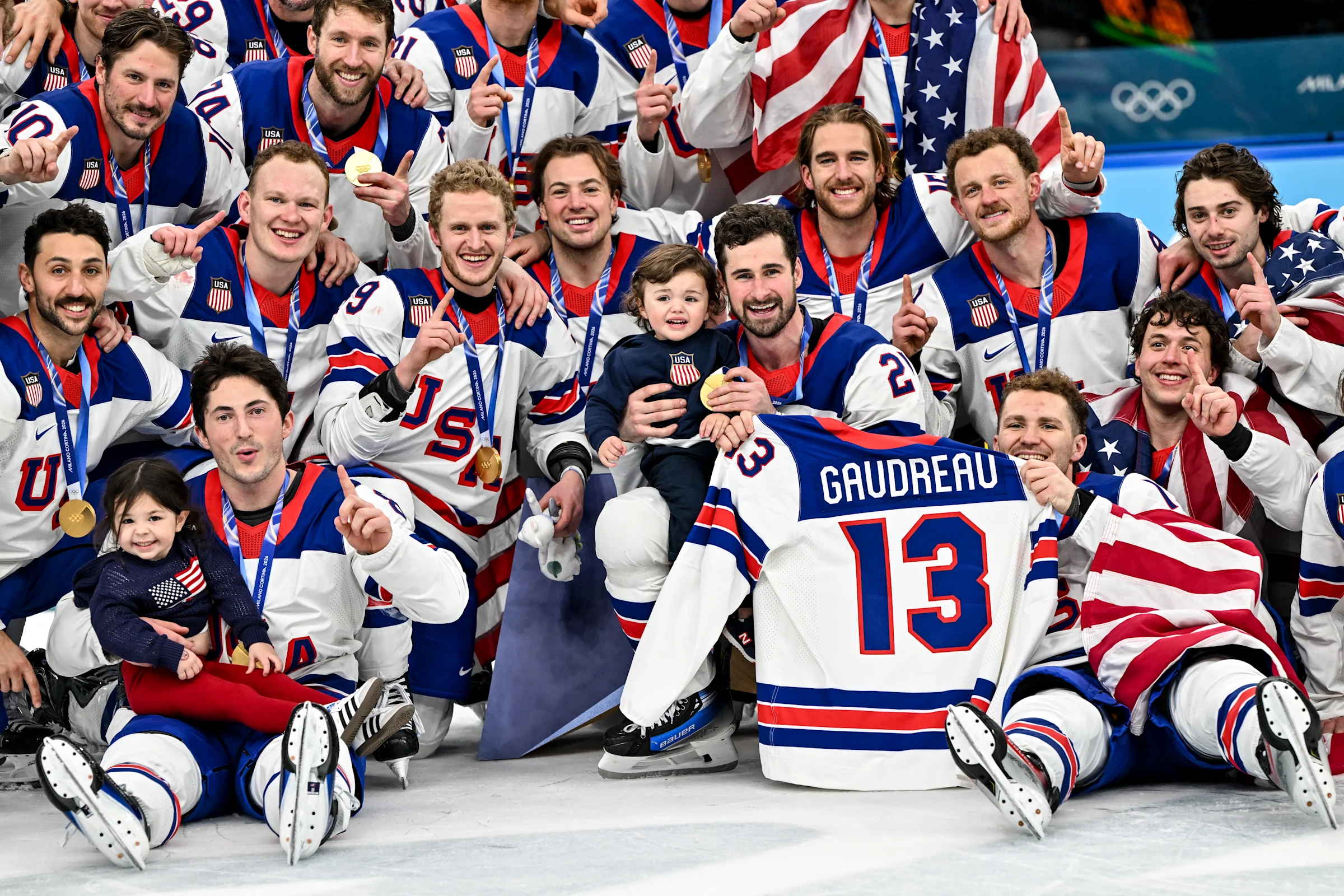 Team USA men's hockey wins gold medal in overtime against Canada at ...