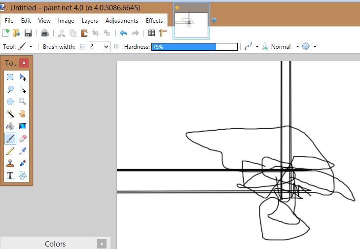 random lines in drawing with paintbrush - Preview Center - Paint.NET Forum