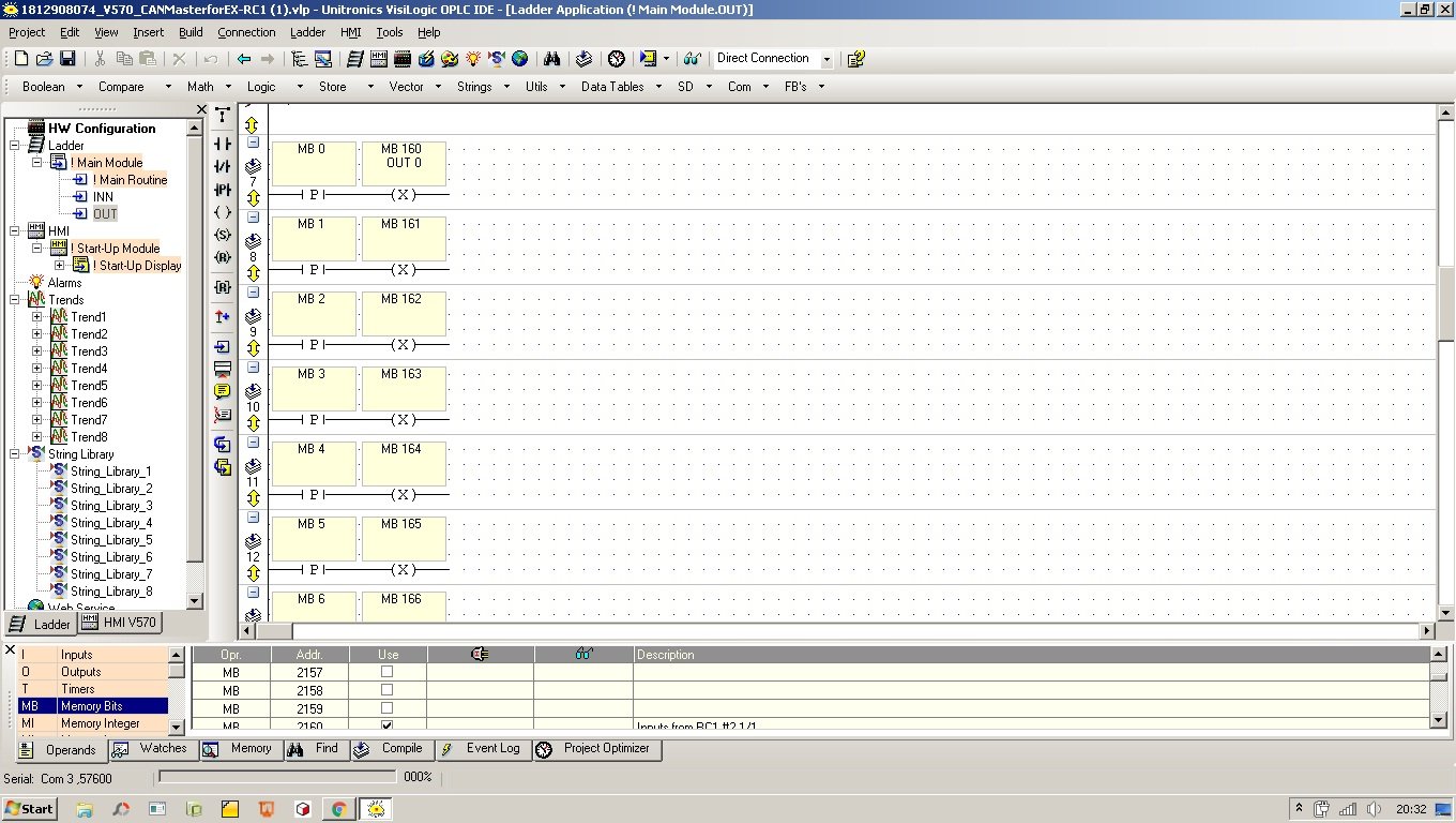 Interfacing V570 with EX-RC1 - Vision & Samba PLC + HMI Controllers ...