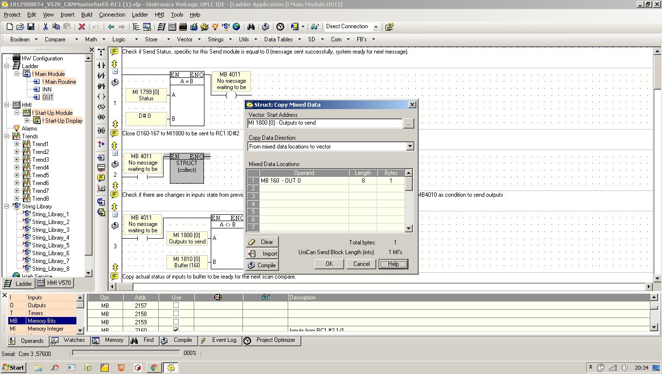 Interfacing V570 with EX-RC1 - Vision & Samba PLC + HMI Controllers ...