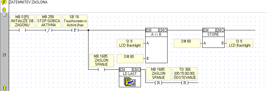 VisiLogic Ladder running sequence - Vision & Samba PLC + HMI ...