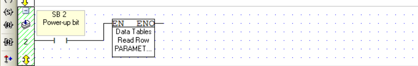 MI values are not saved and when the V560 starts with very high values ...