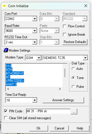 Change V280 to V560 and Insys GSM small communication problem - Vision ...