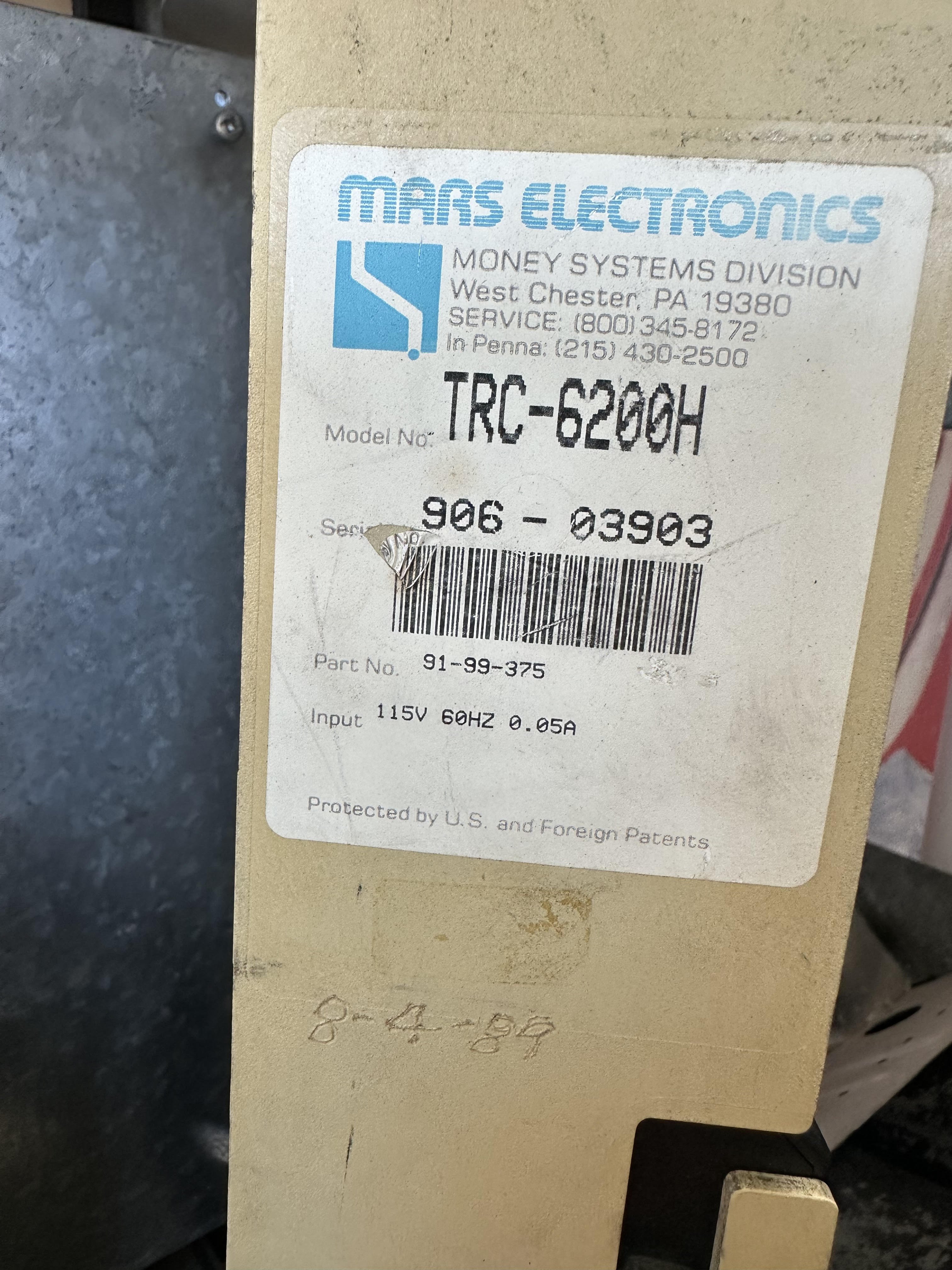 Looking for help with a Mars 6200H coin mechanism - Refurb Projects ...
