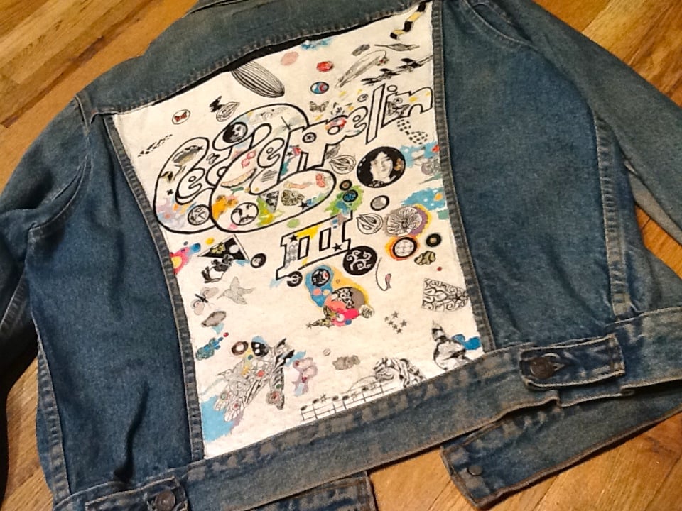My Led Zeppelin III Denim Jacket From 1985 - Photos - Led Zeppelin ...