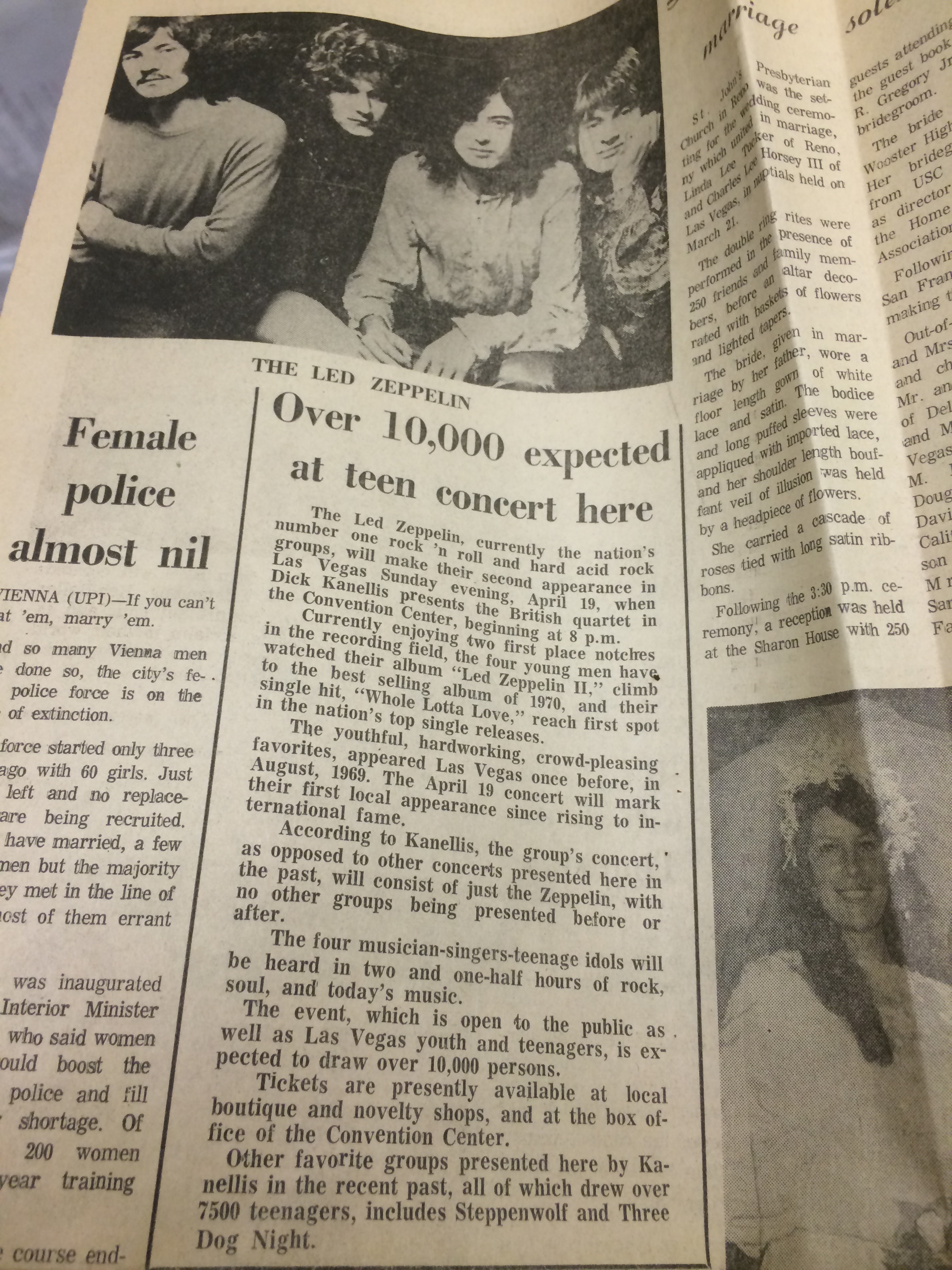Led Zeppelin in Las Vegas 1969 (Ice Palace) - Page 11 - Led Zeppelin ...