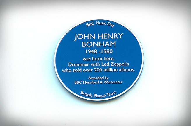Redditch drumming legend John Bonham gets a blue plaque in Headless ...