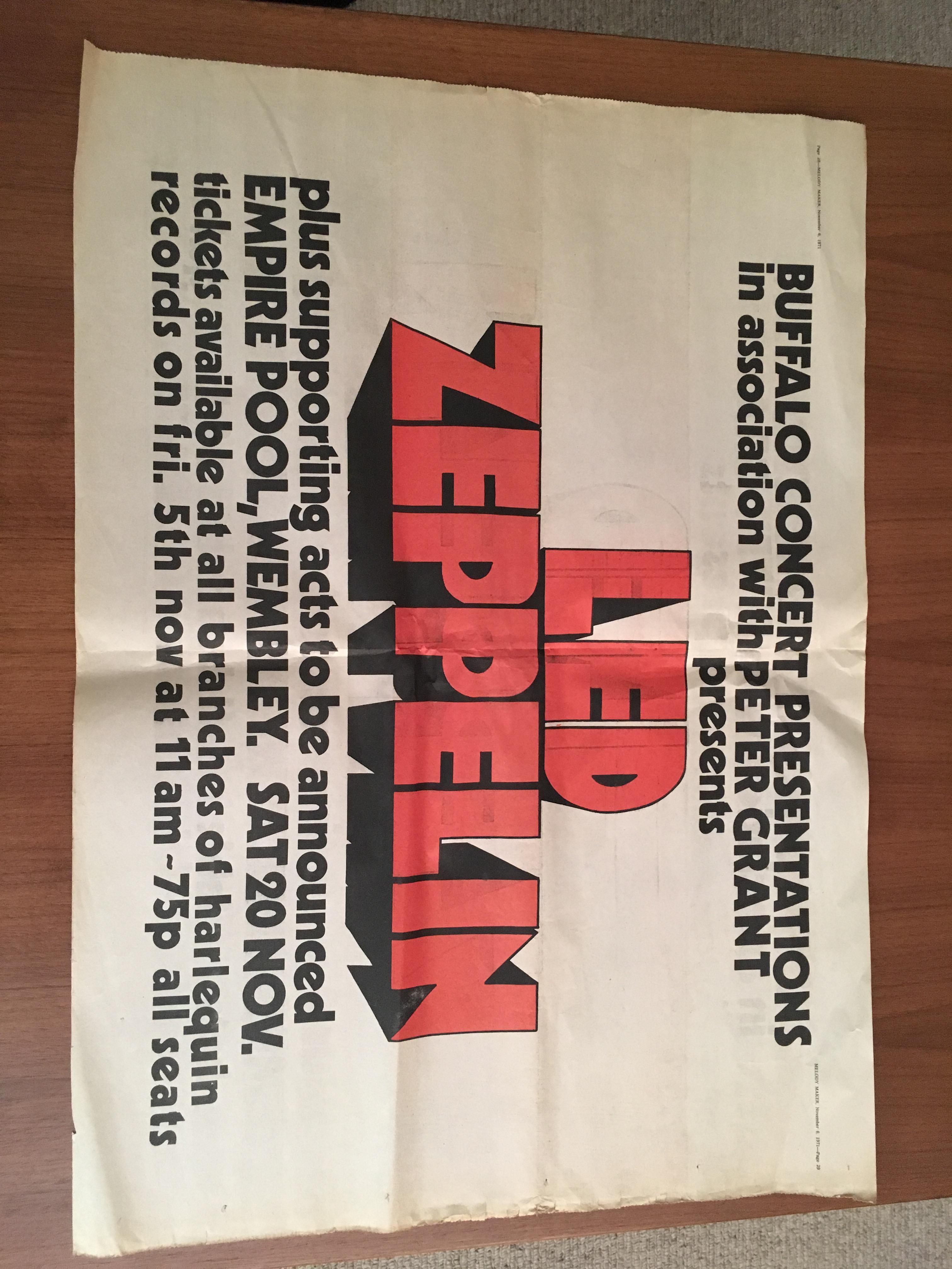 Concert poster/adverts - Led Zeppelin Master Forum - Led Zeppelin ...