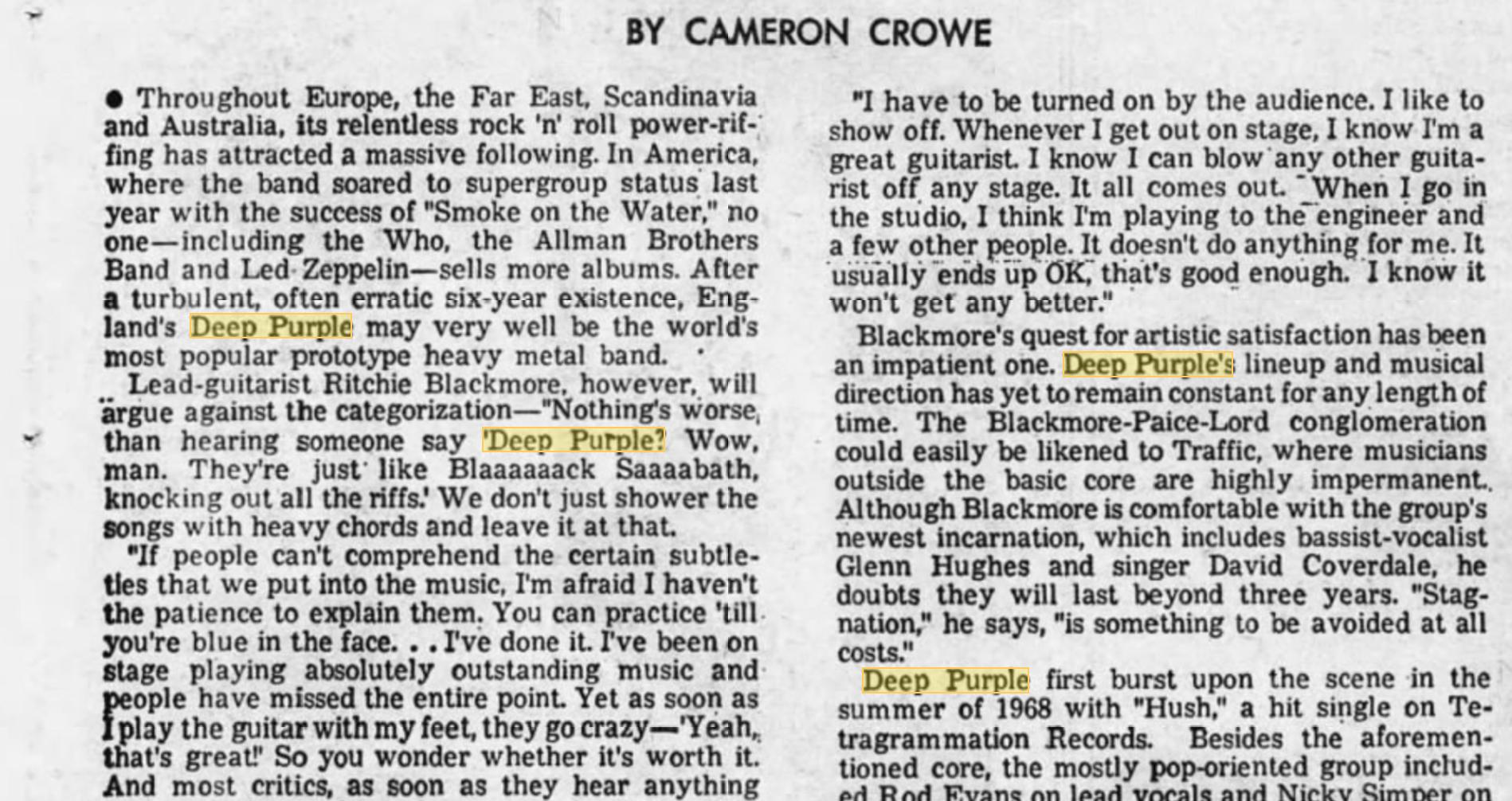 Led Zeppelin vs Deep Purple - Page 2 - Led Zeppelin Newbies - Led ...