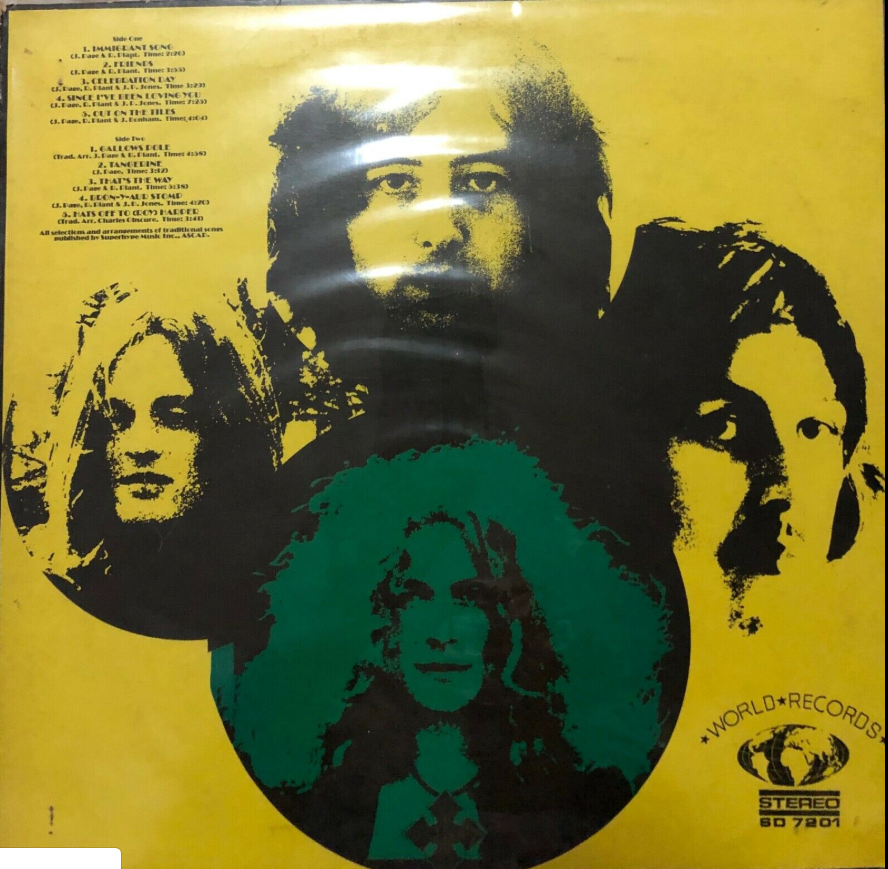 Led Zeppelin III - Singapore Vinyl Release? - Led Zeppelin Master Forum ...