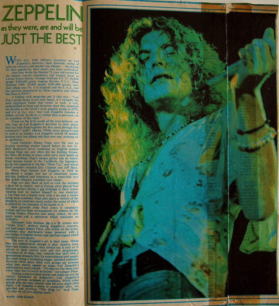 On Stage pics from magazines - early 70's - Magazines / Newspapers ...
