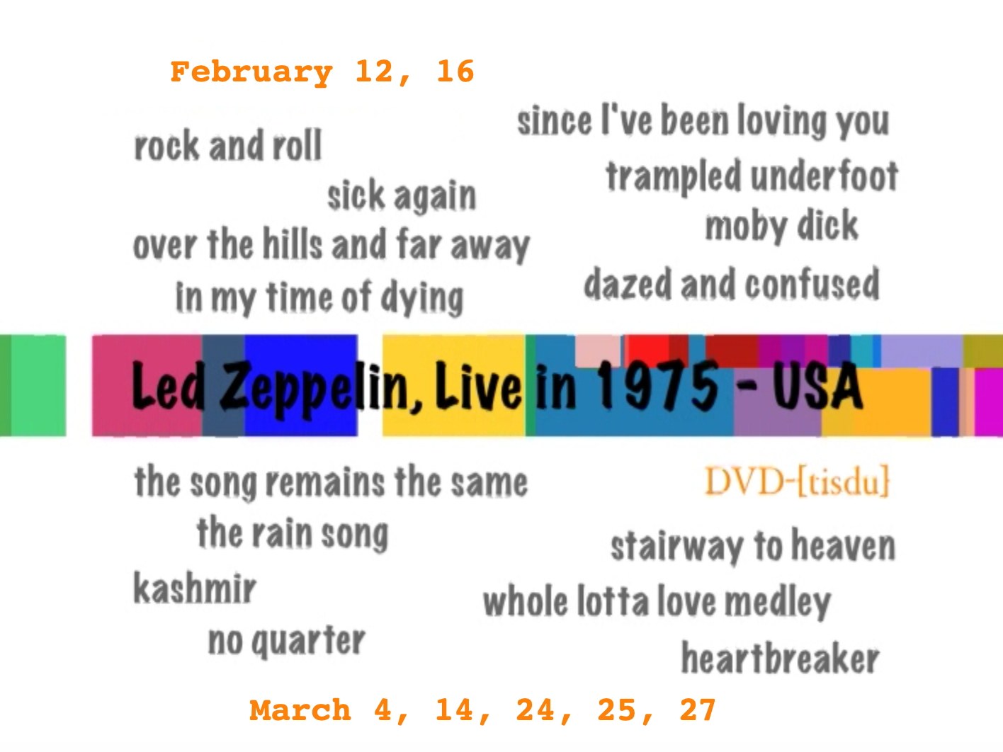 Virtual DVDs of Zeppelin live... and some outtakes - Led Zeppelin Live ...