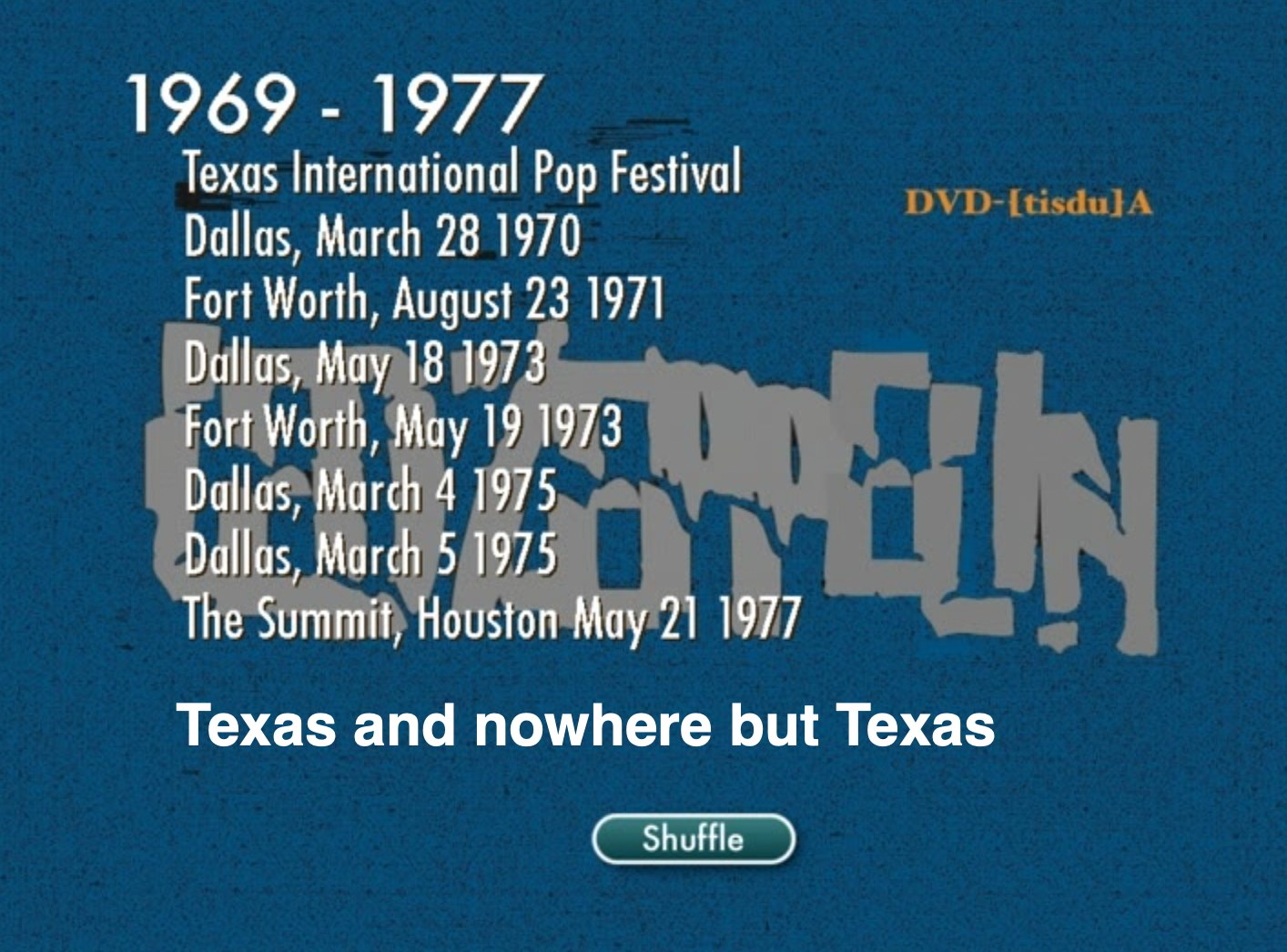 Virtual DVDs of Zeppelin live... and some outtakes - Led Zeppelin Live ...