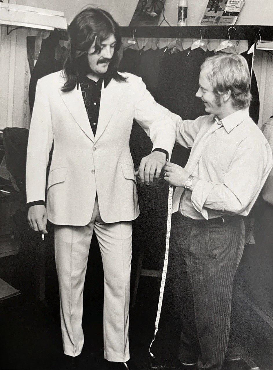 Memories of tailor who dressed Led Zeppelin John Bonham as suit sells ...