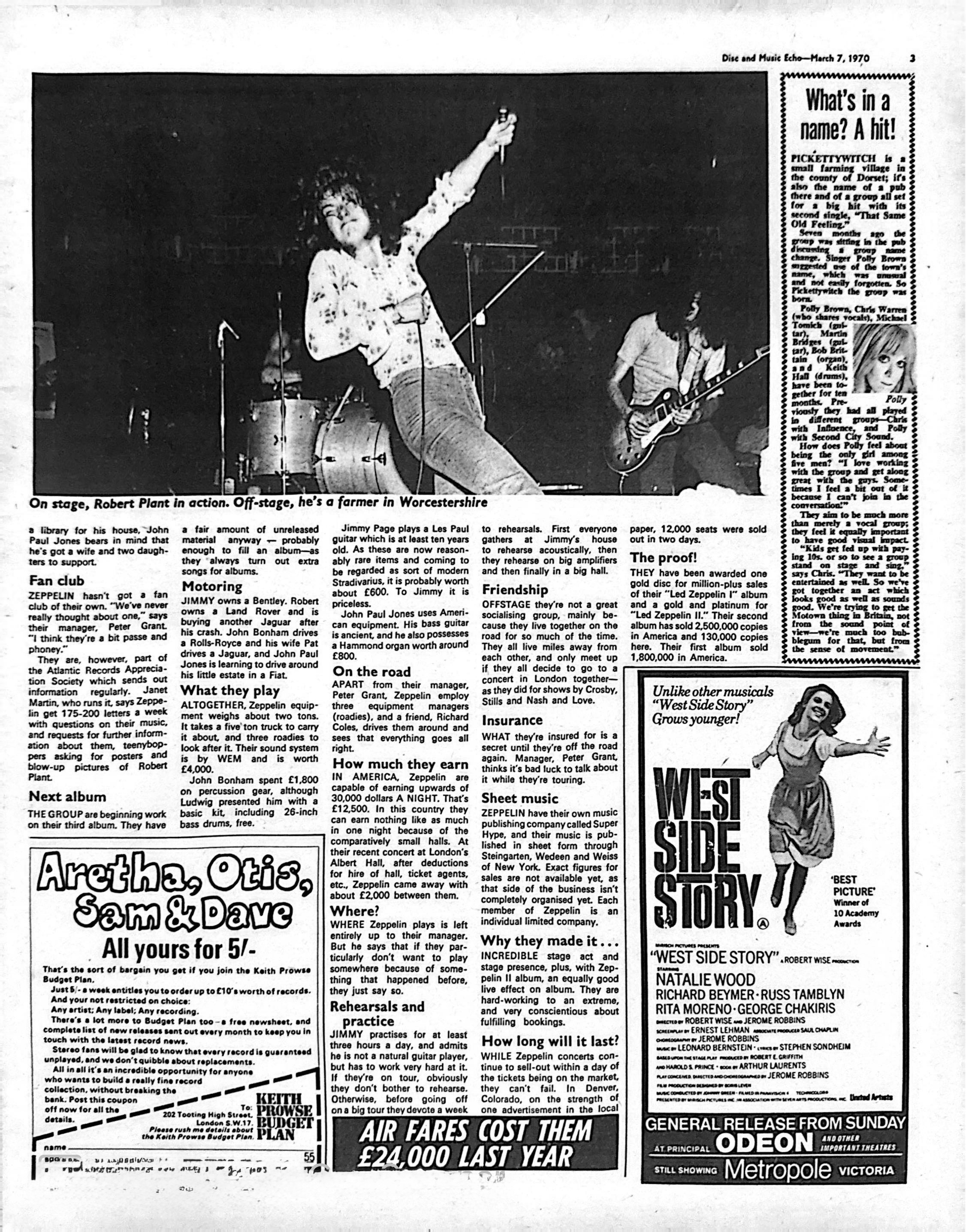 Scans from “Disc and Music Echo” 1970 - Magazines / Newspapers / Press ...