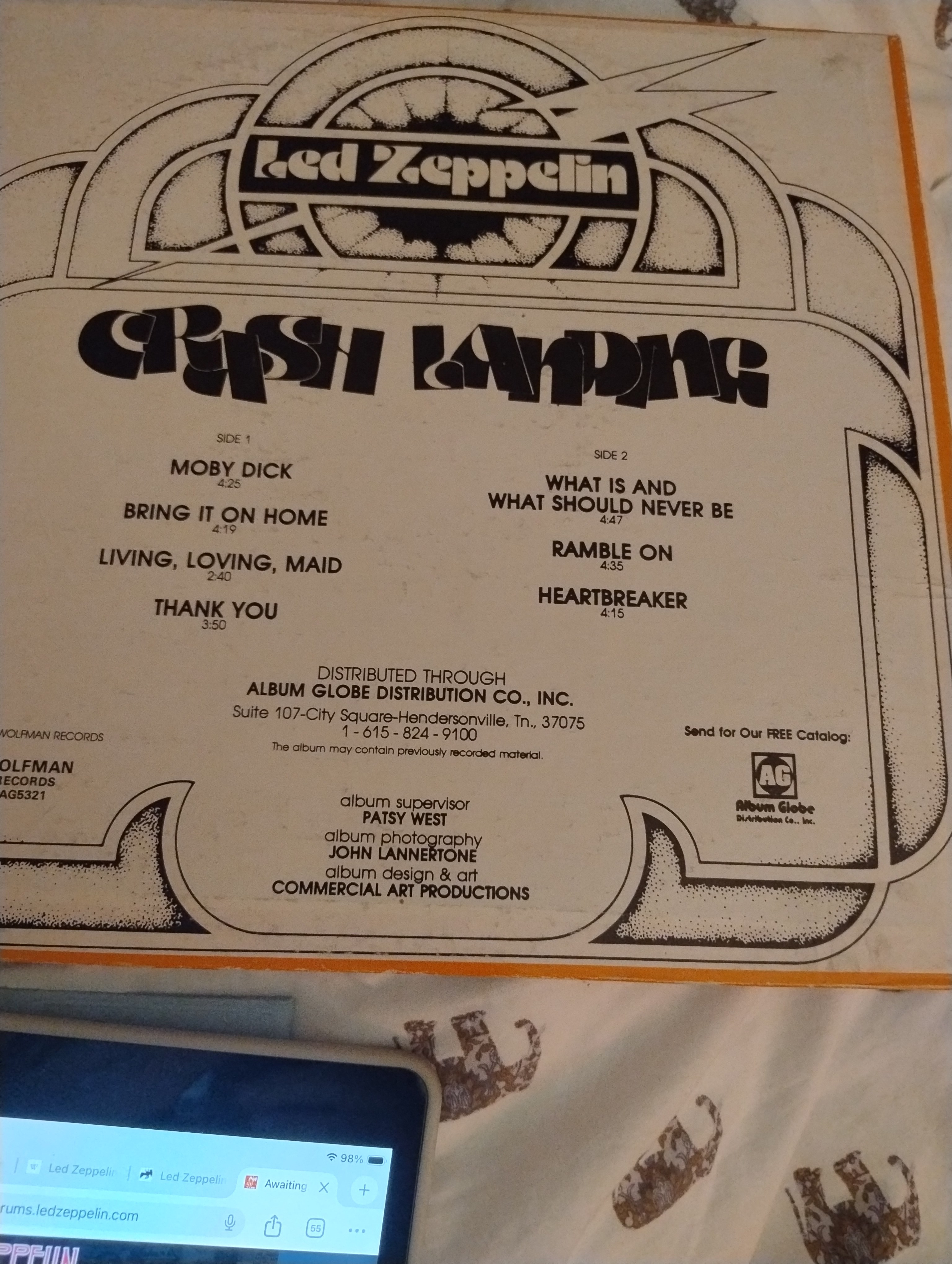 Crash Landing - Led Zeppelin Master Forum - Led Zeppelin Official Forum
