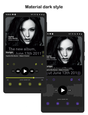 Darkwhite and Blacklight Poweramp V3 Skins and future plans! - Skins ...
