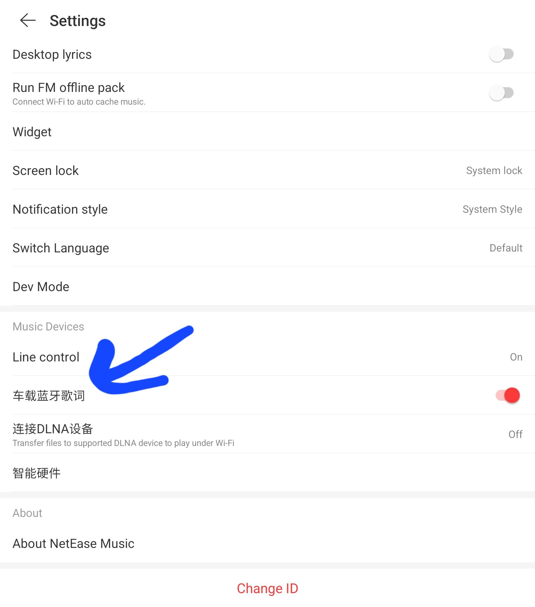 Change song title according to lyric lines (for system-wide lyric ...
