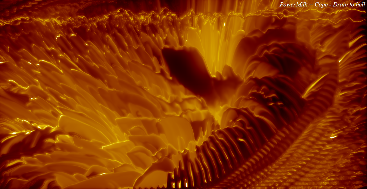 Using PowerMilk's visualization presets on the original MilkDrop ...