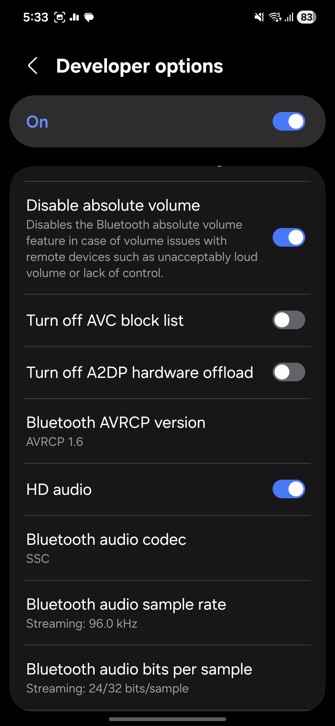 Absolute volume issue samsung - Equalizer App Bug Reports - Poweramp