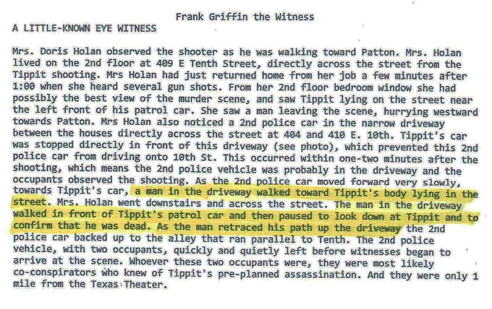Possible new information relevant to the Tippit killing - Page 3 - JFK ...