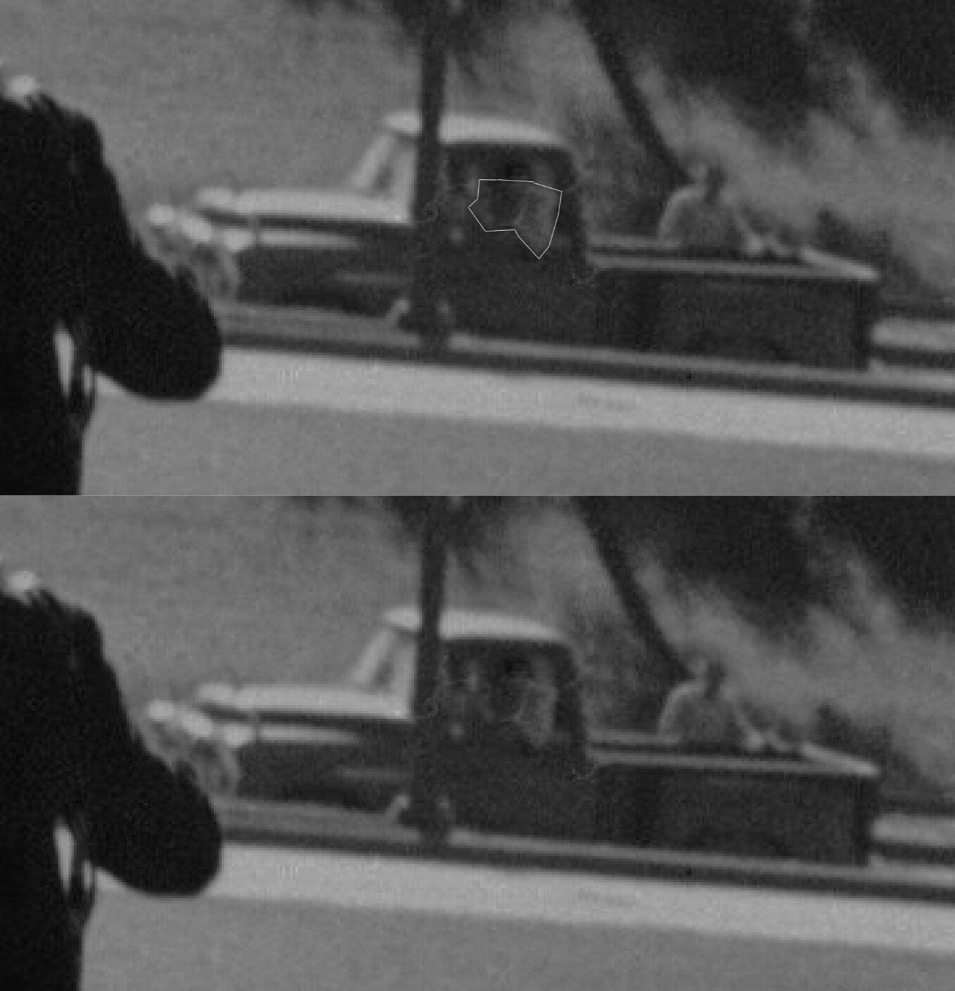 Pick-up truck detail in Cancellare photo - JFK Assassination Debate ...