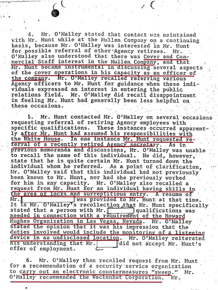 E Howard Hunt, The Mullen Company, and some such things... - Watergate ...