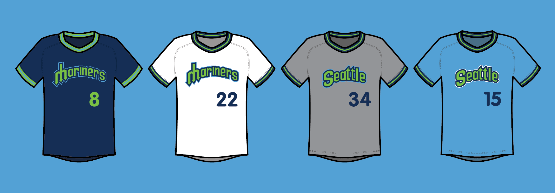 Seattle Mariners Rebrand - Concepts - Chris Creamer's Sports Logos ...