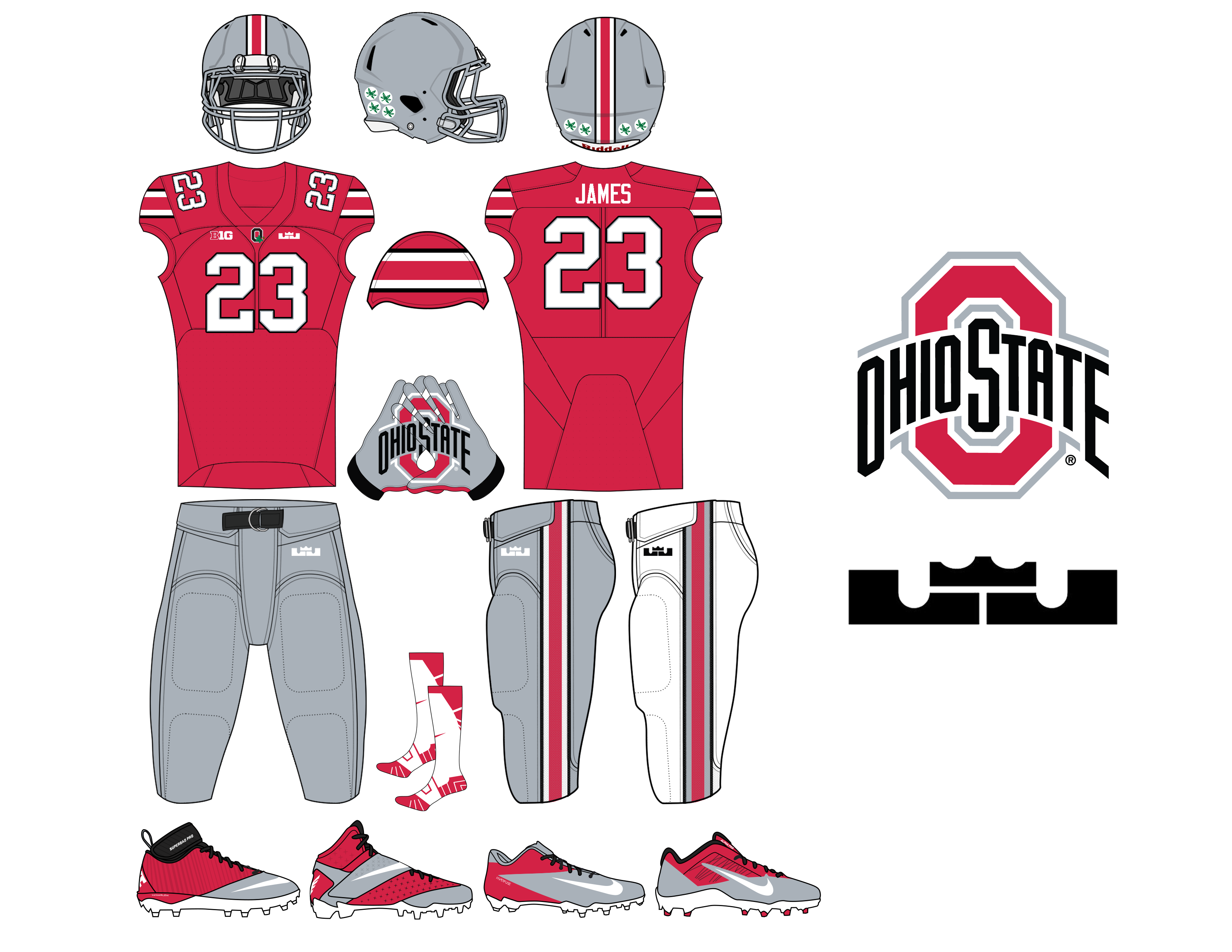 Ohio State Football Concept - Concepts - Chris Creamer's Sports Logos ...