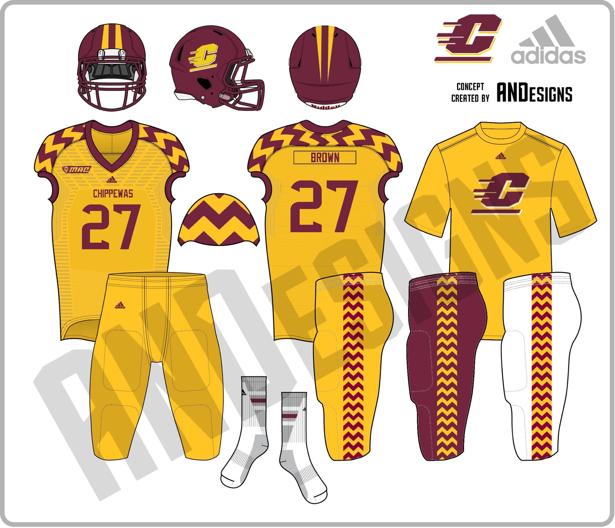 NCAA Football Uniform Concepts - Concepts - Chris Creamer's Sports ...