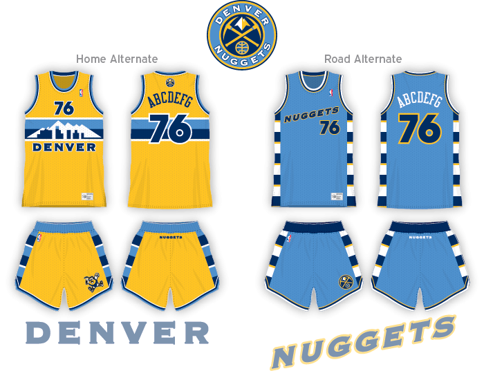 Denver Nuggets Modern Retro Concept - Concepts - Chris Creamer's Sports ...