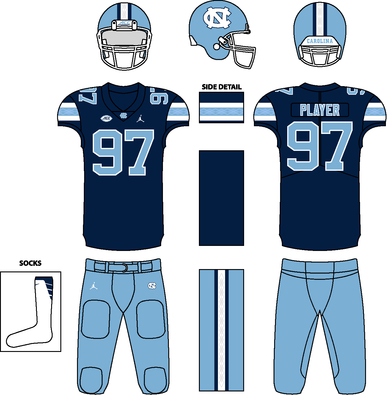 NCAA Division I FBS Concept Uniforms (Done in Paint) - Concepts - Chris ...