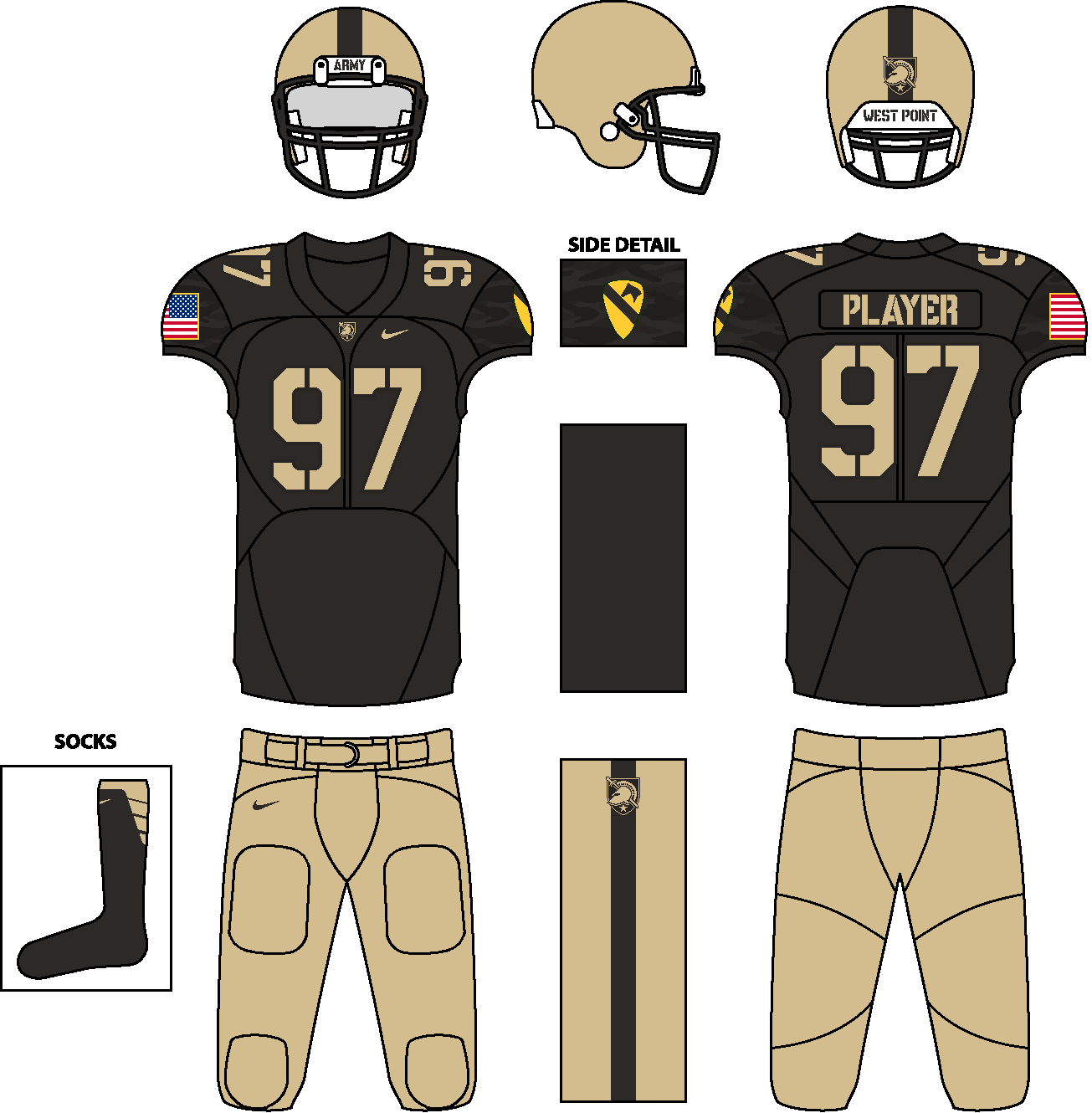NCAA Division I FBS Concept Uniforms (Done in Paint) - Page 7 ...