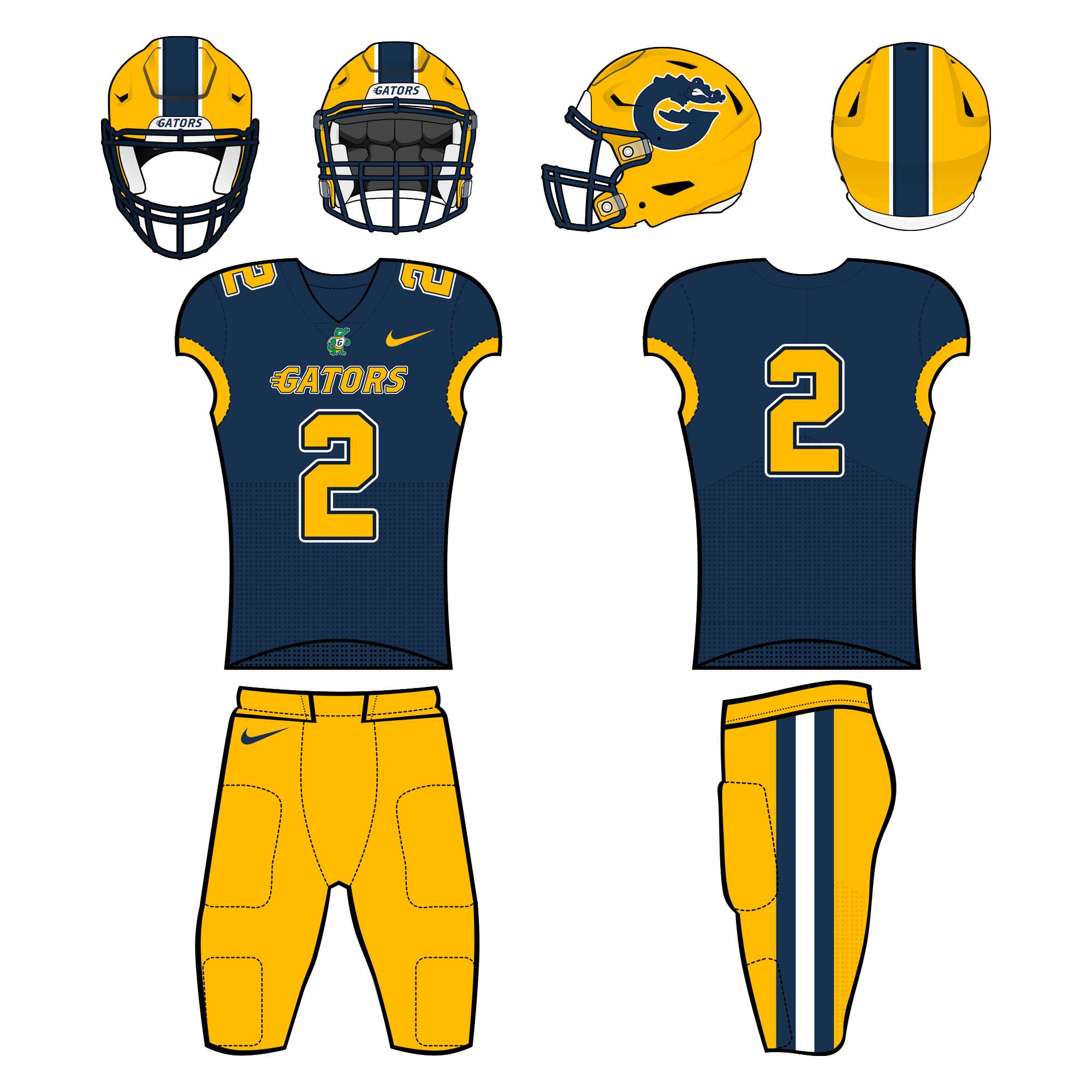 High School Redesign: The Gators - Concepts - Chris Creamer's Sports ...